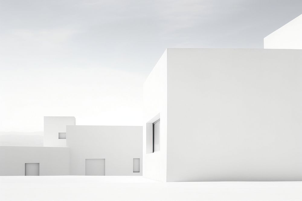 White building background architecture monochrome | Free Photo - rawpixel