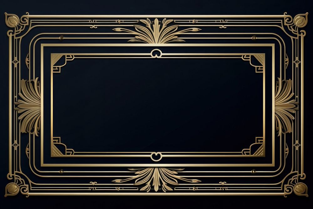 Art deco elegant ornament frame | Premium Photo Illustration - rawpixel