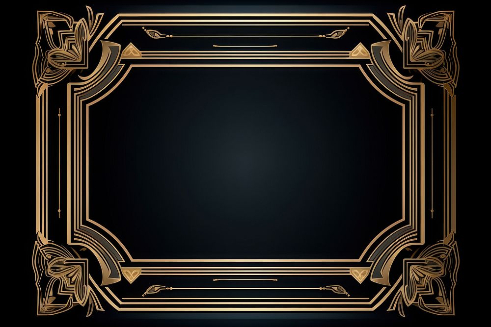 Art deco elegant ornament frame | Premium Photo Illustration - rawpixel