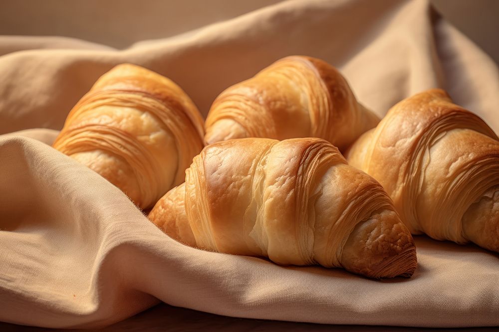 Croissants bread food viennoiserie. AI | Premium Photo - rawpixel