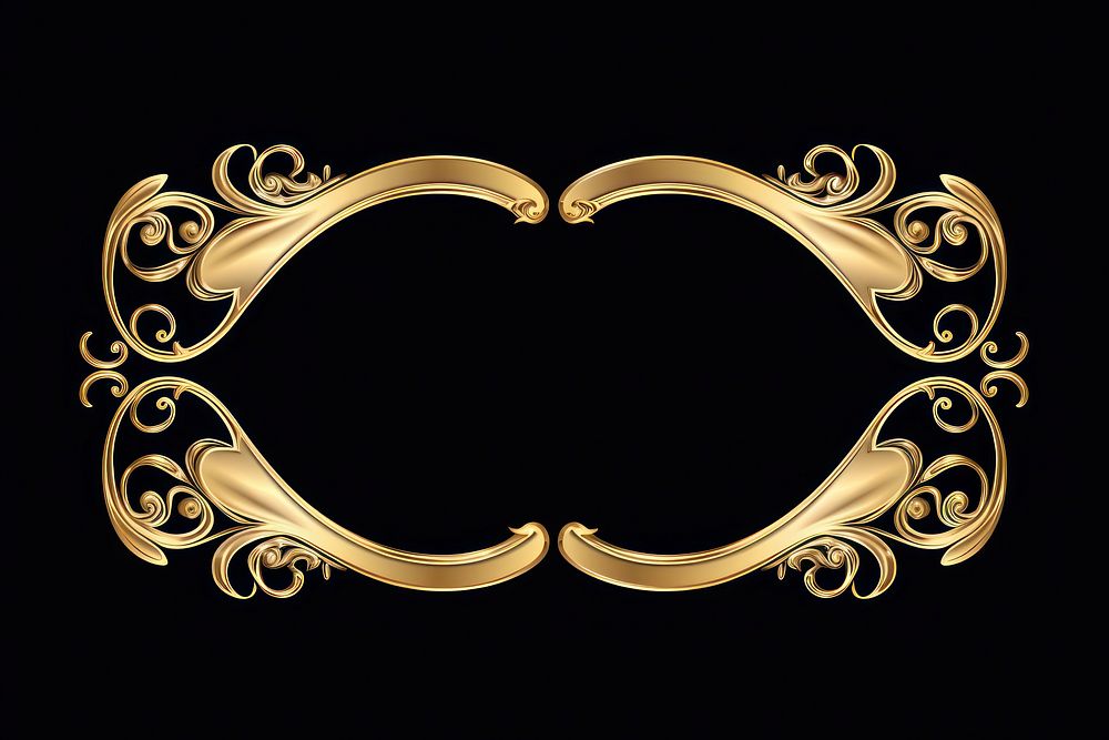Gold ribbon ornament frame jewelry | Premium Photo Illustration - rawpixel