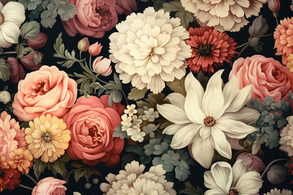 Flower pattern petal plant. | Premium Photo Illustration - rawpixel