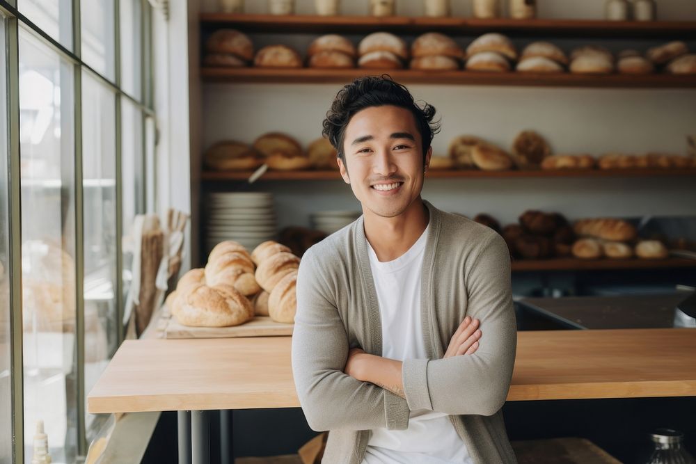 Bakery shop owner adult bread | Premium Photo - rawpixel