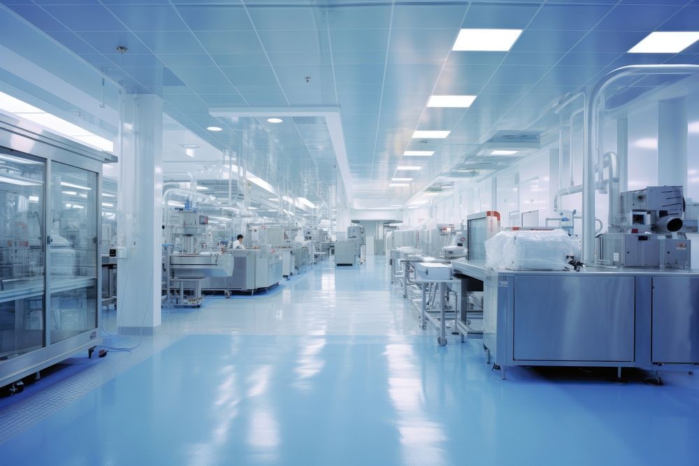 Labratory factory architecture laboratory hospital. | Premium Photo ...