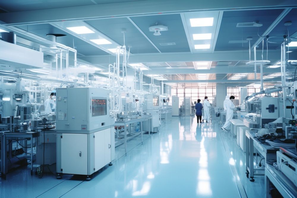 Labratory factory architecture laboratory building. | Free Photo - rawpixel