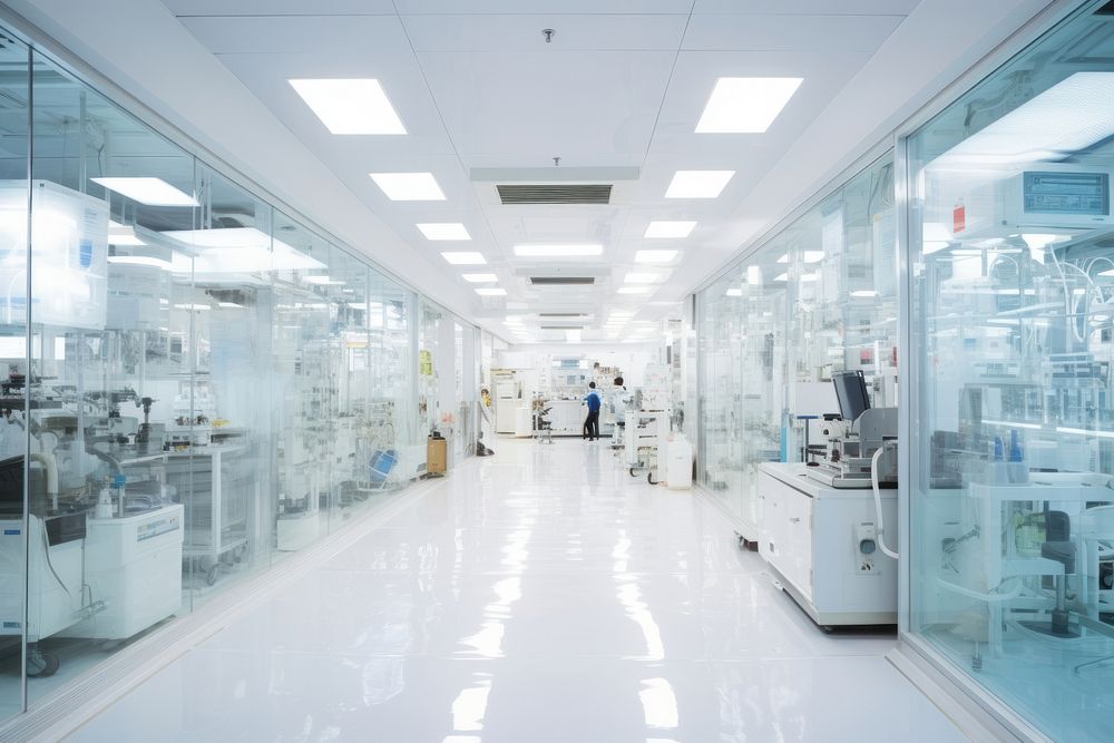 Labratory factory architecture laboratory hospital. | Premium Photo ...
