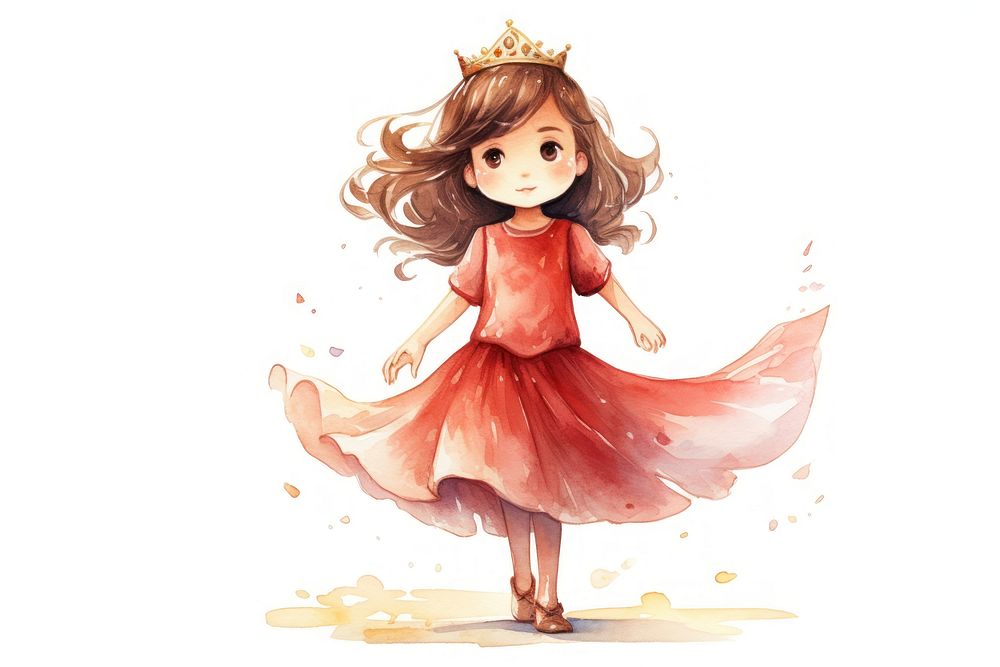 Little girl princess representation cute | Free Photo Illustration ...