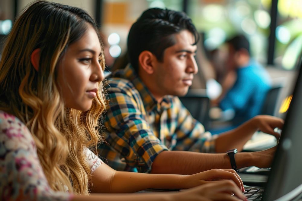 Working together computer student laptop | Free Photo - rawpixel