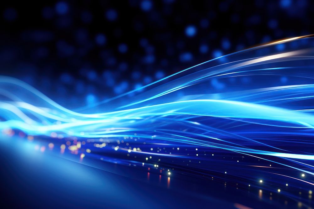 Blue light streak backgrounds futuristic | Premium Photo Illustration ...