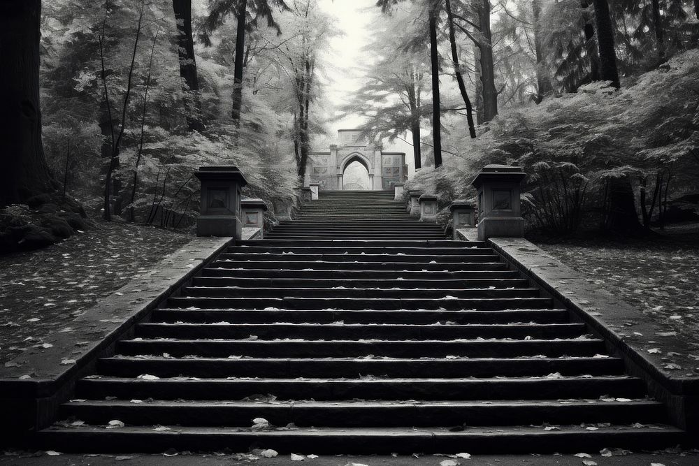 Fall architecture staircase outdoors. | Free Photo - rawpixel