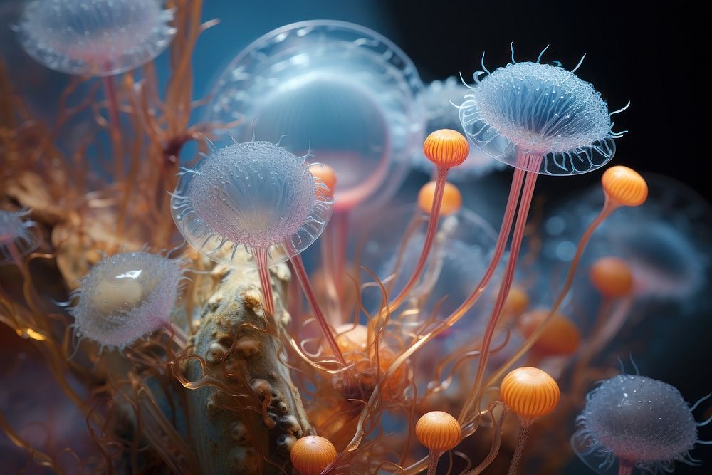 Spore biology jellyfish outdoors animal. | Free Photo - rawpixel