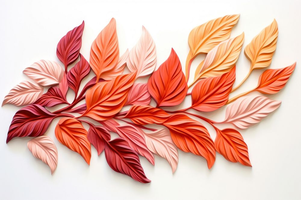 Autumn leaves pattern art plant. | Premium Photo - rawpixel