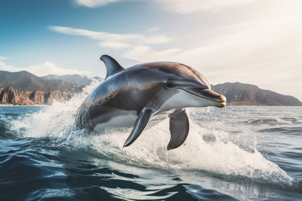 Dolphins dolphin swimming animal. | Free Photo - rawpixel
