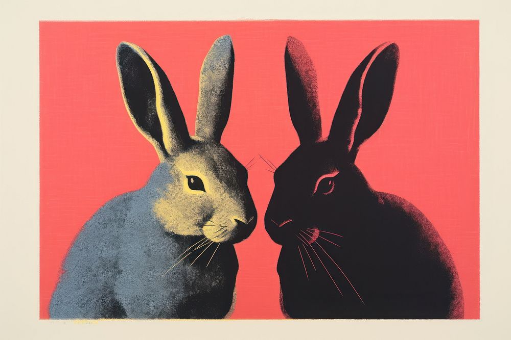 Rabbits animal mammal rodent. AI | Premium Photo Illustration - rawpixel