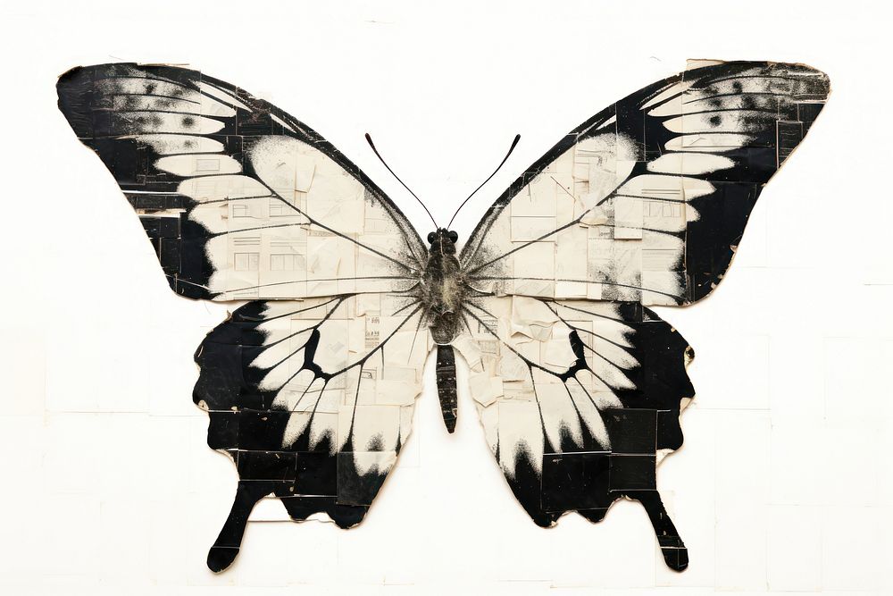 Butterfly drawing insect animal. AI | Free Photo Illustration - rawpixel