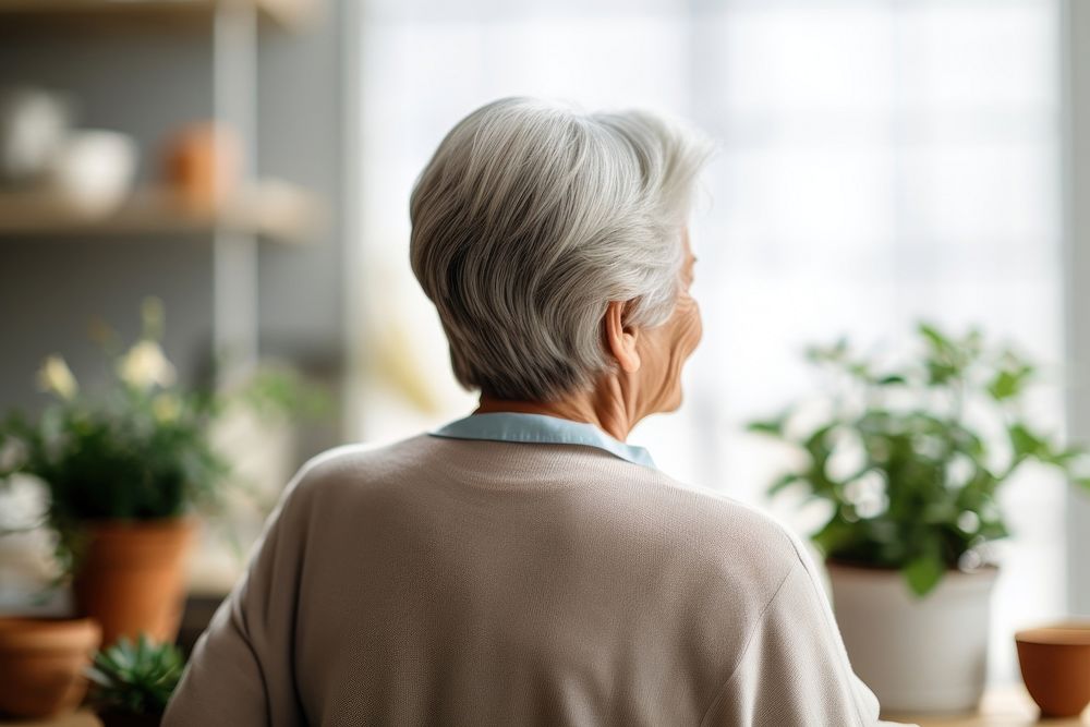 Older woman adult back face. | Free Photo - rawpixel