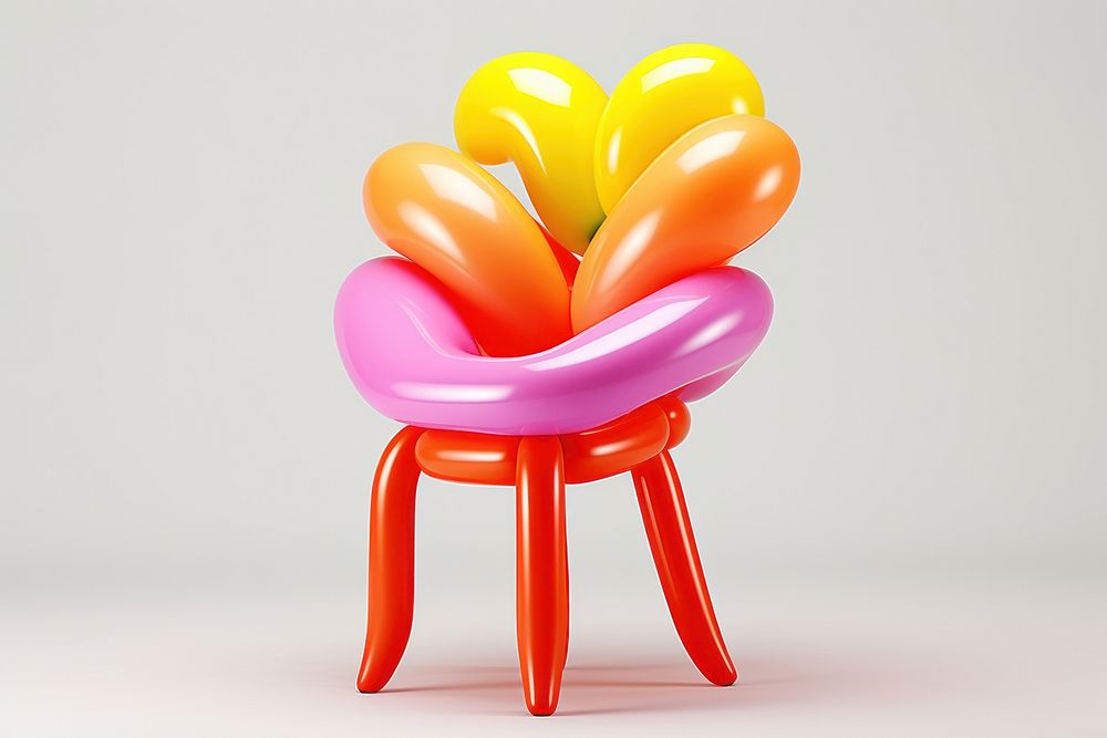 Balloon furniture chair creativity. | Free Photo - rawpixel