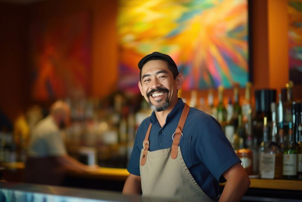 Worker bar restaurant bartender working. | Premium Photo - rawpixel