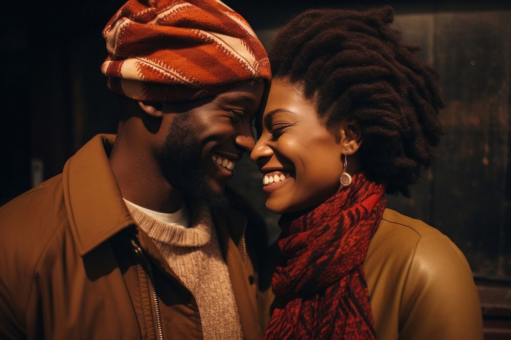 African british couple photography laughing | Free Photo - rawpixel
