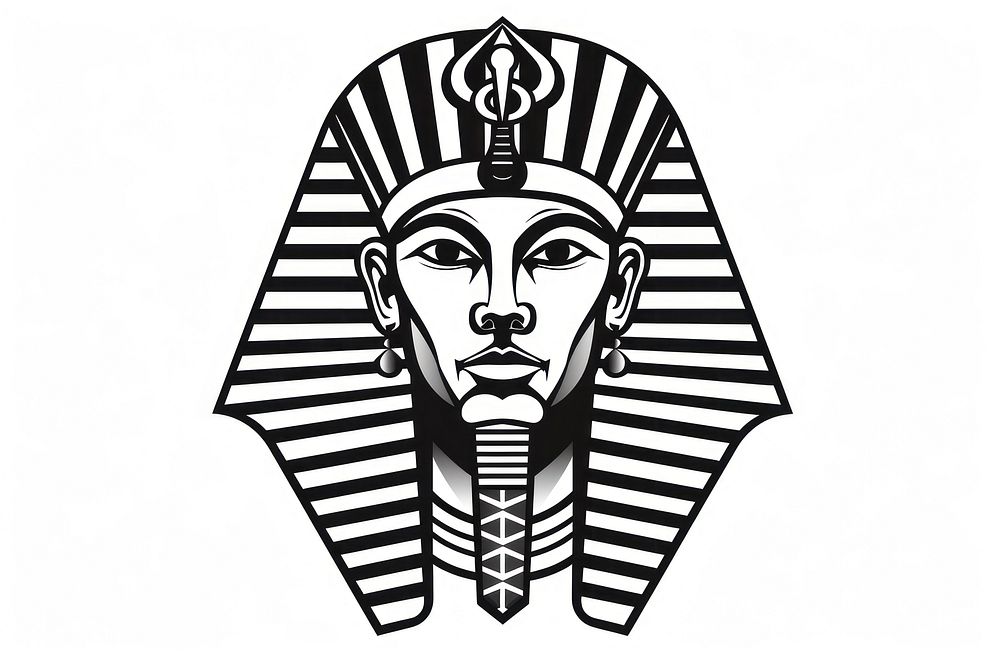 Eegyptian pharaoh drawing sketch representation. | Free Photo ...