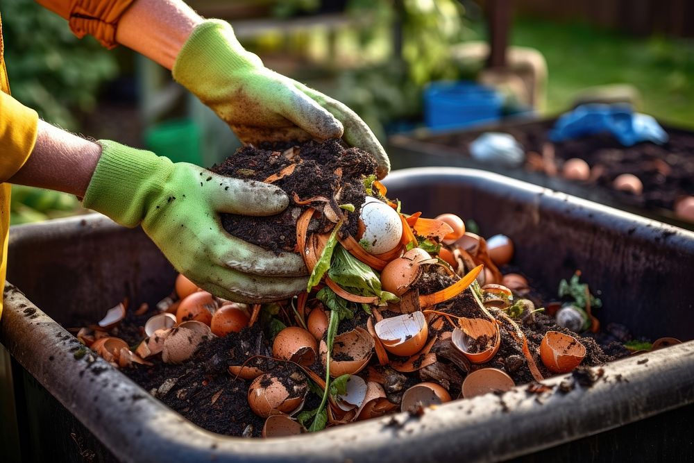 Food waste garden gardening outdoors. | Free Photo - rawpixel