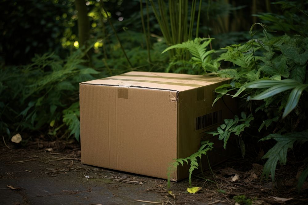 Cardboard box carton plant vegetation | Free Photo - rawpixel