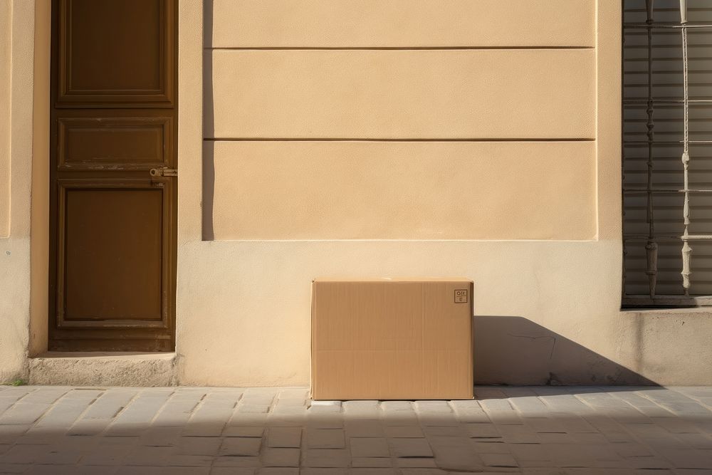 Cardboard box architecture building carton. | Free Photo - rawpixel