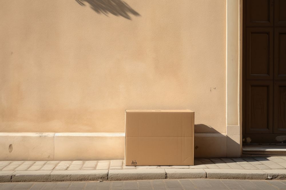Cardboard box architecture building carton. | Premium Photo - rawpixel