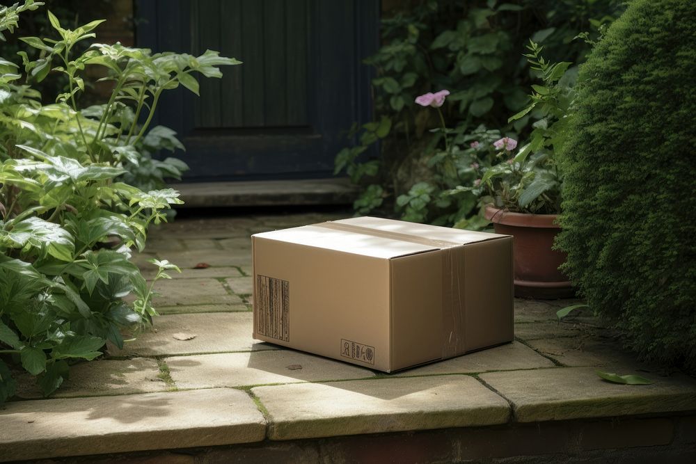 Cardboard box outdoors backyard carton. | Free Photo - rawpixel