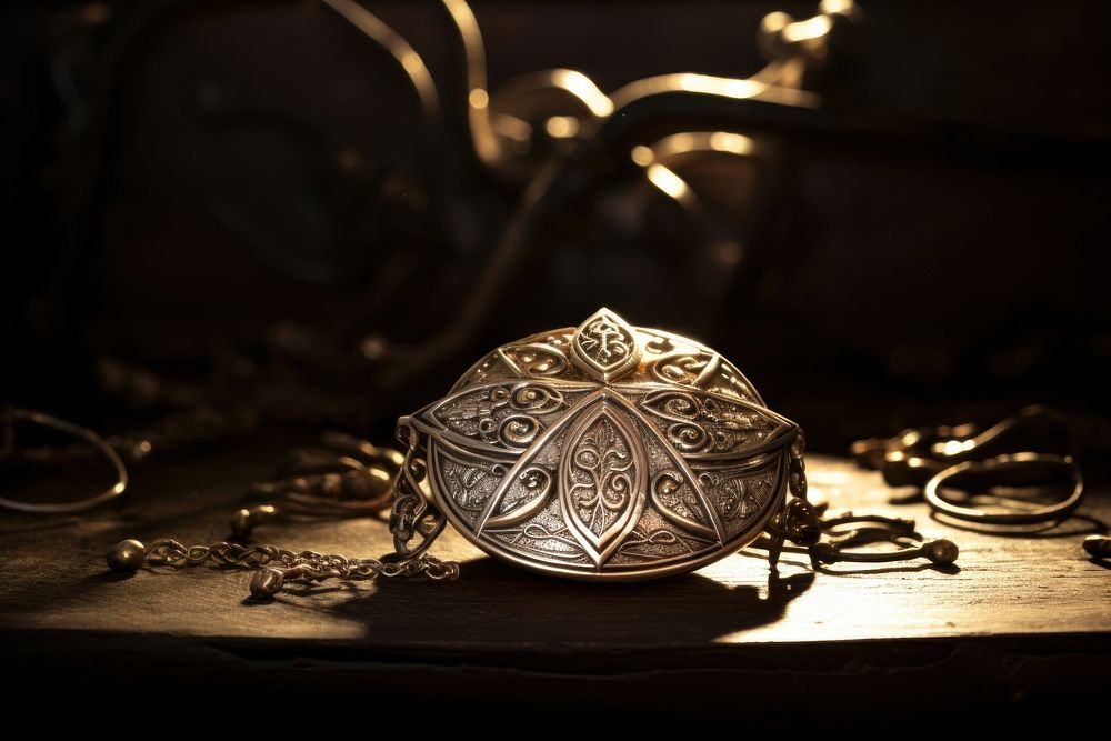Medieval brooch jewelry pendant locket. | Premium Photo - rawpixel