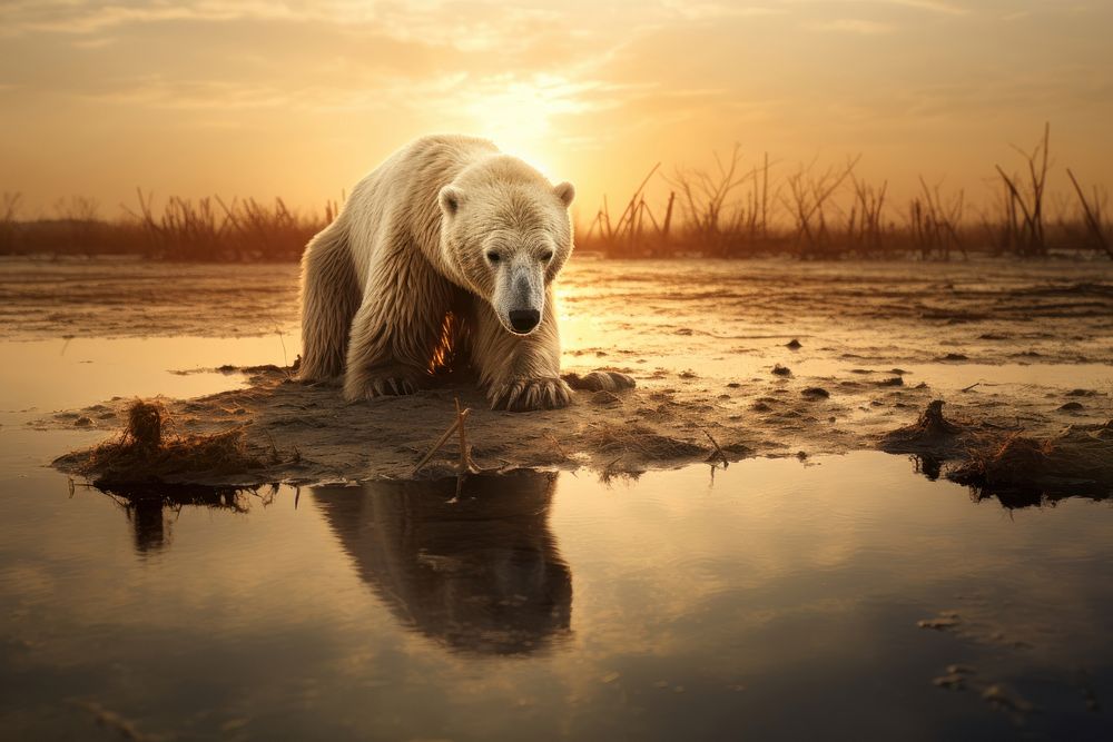 Climate change animal wildlife outdoors. | Free Photo - rawpixel