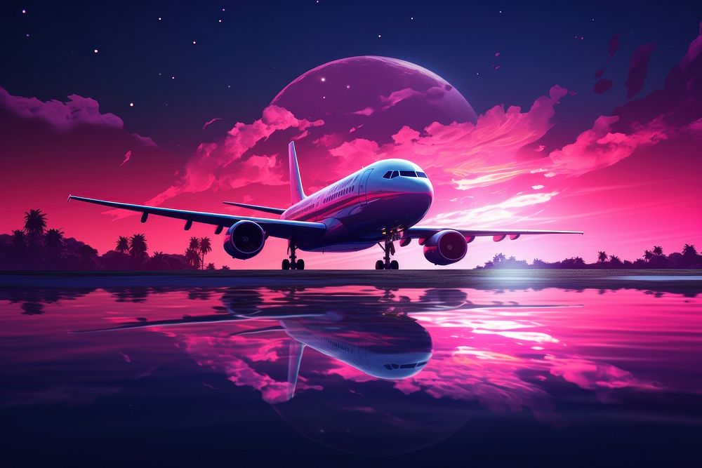 Airplane Neon Images | Free Photos, PNG Stickers, Wallpapers ...