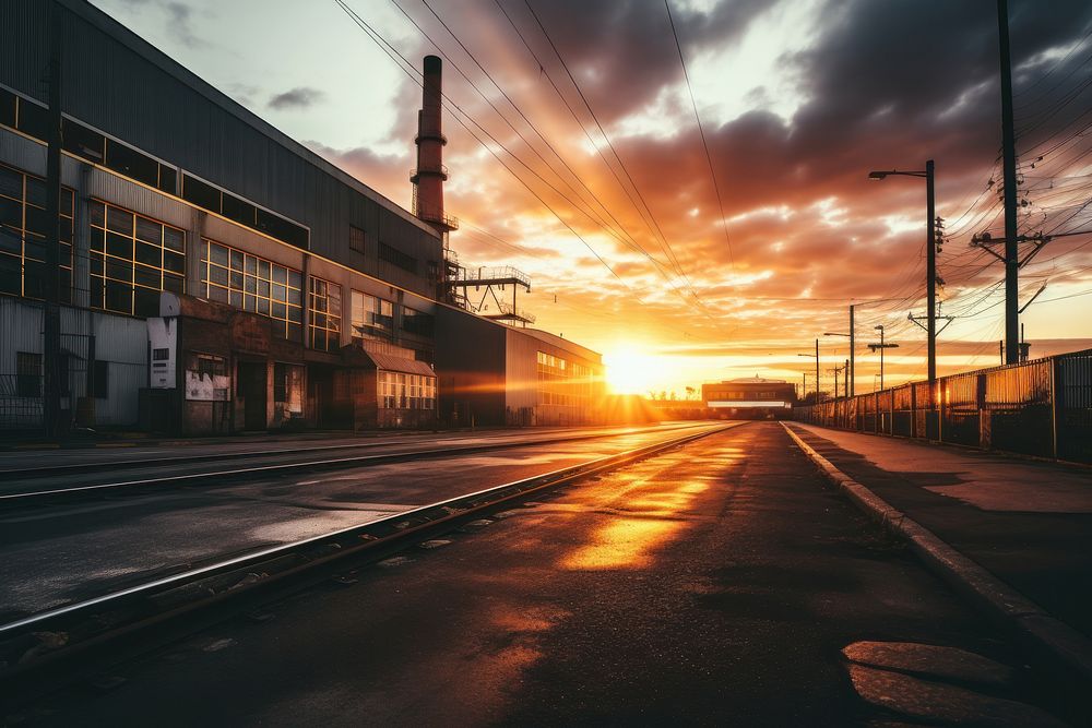 Factory architecture outdoors building. | Free Photo - rawpixel