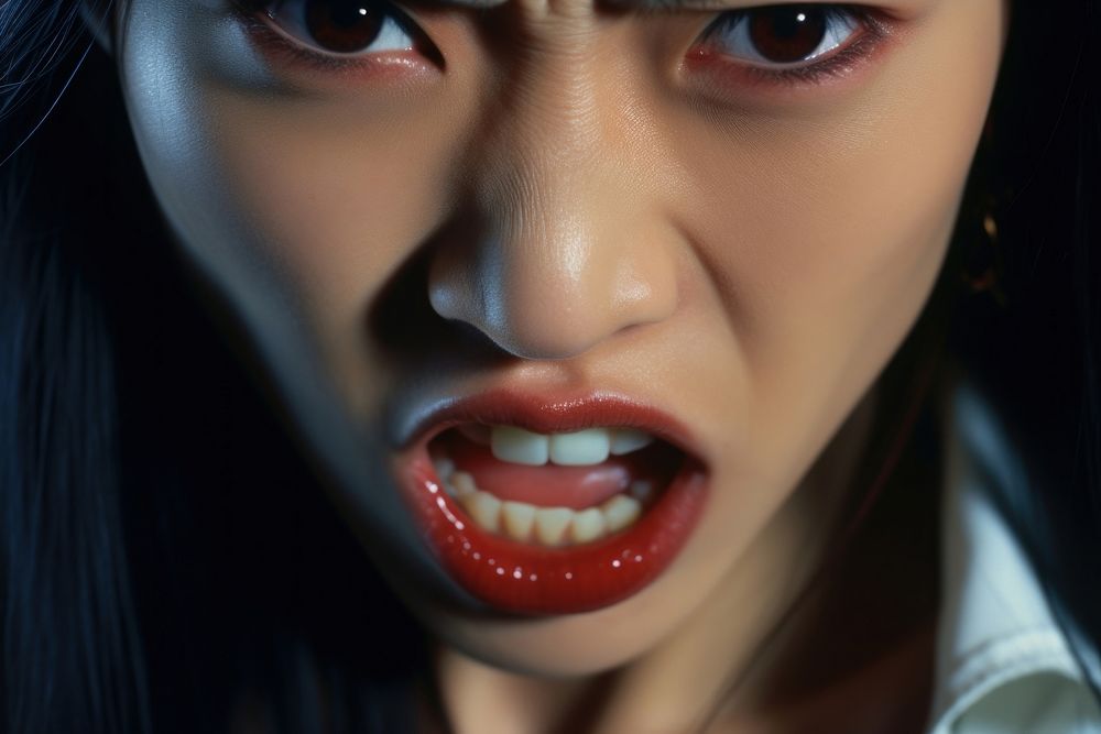 Angry Vengeance Face female adult | Premium Photo - rawpixel