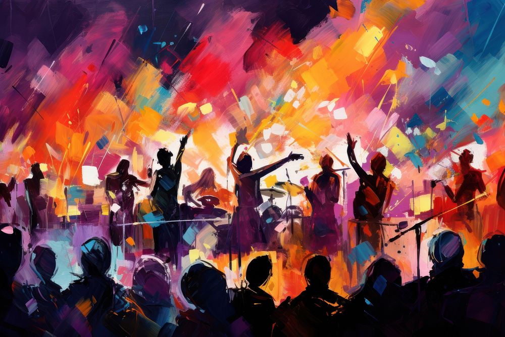 Concert abstract concert adult. AI | Premium Photo Illustration - rawpixel