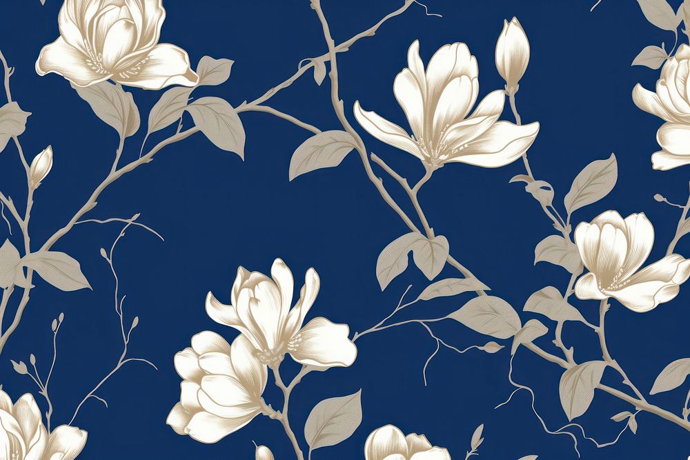 Magnolia wallpaper pattern flower | Premium Photo Illustration - rawpixel