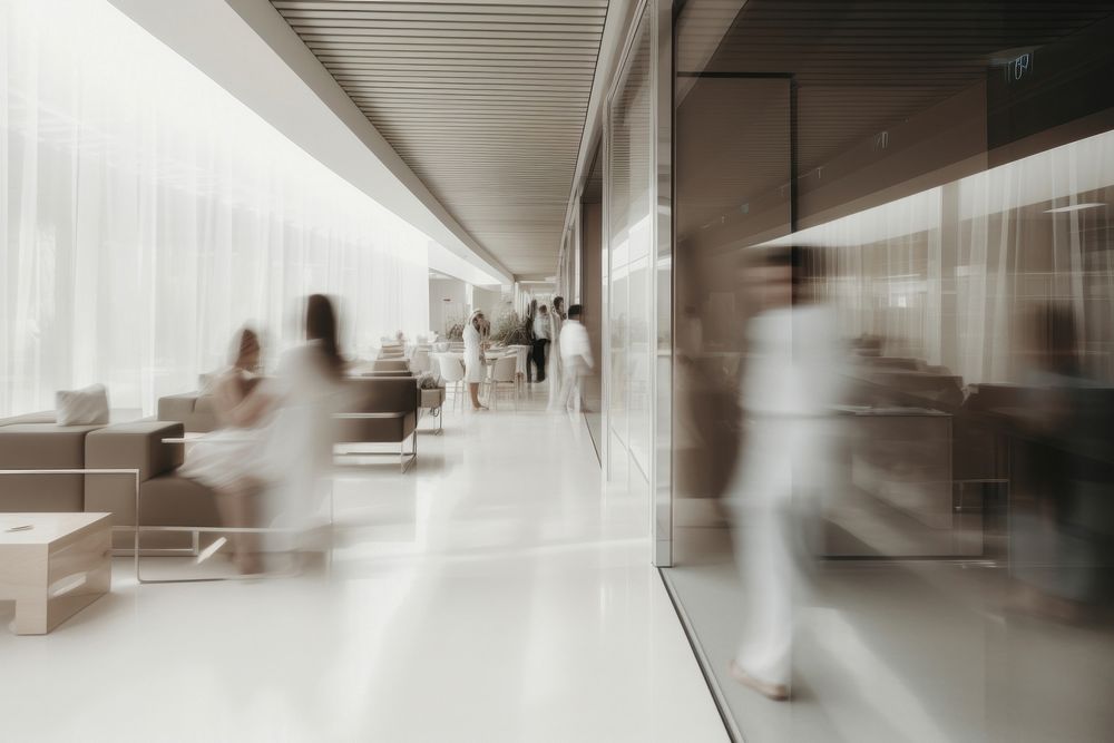 Medical center architecture building corridor. | Free Photo - rawpixel