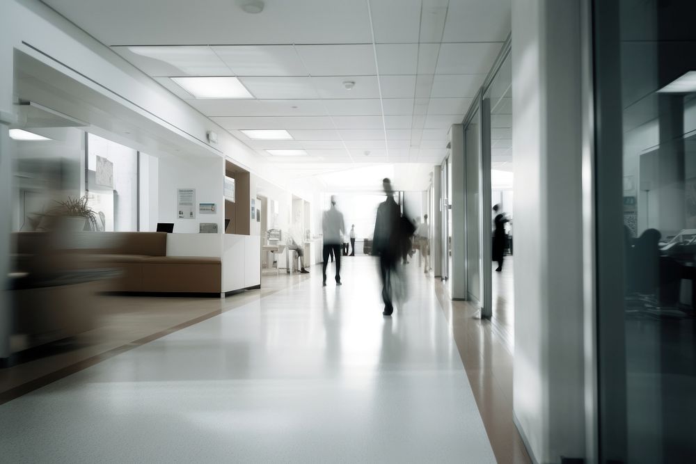 Medical center architecture corridor hospital | Free Photo - rawpixel