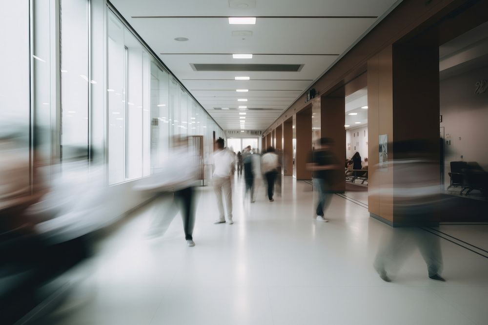 Medical center architecture corridor building. | Free Photo - rawpixel