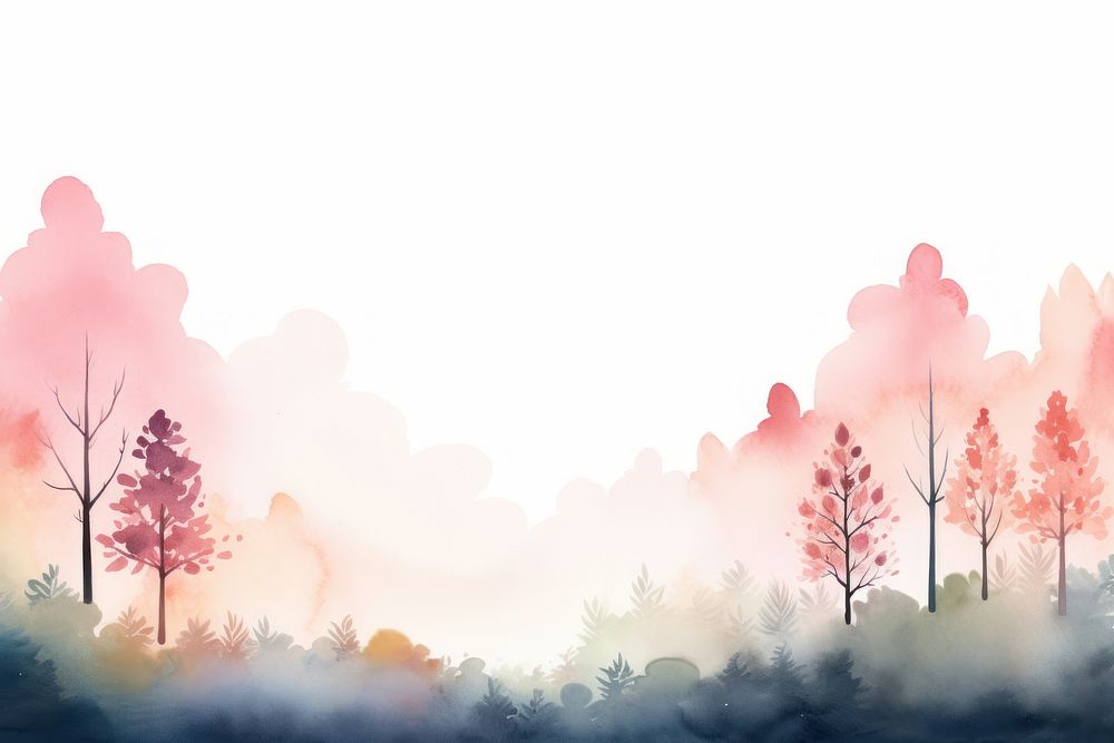 Pastel forest backgrounds landscape outdoors. | Premium Photo ...