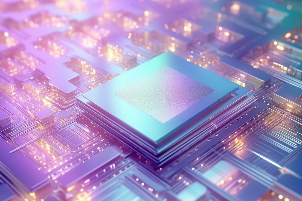 CPU backgrounds electronics technology. | Free Photo Illustration ...
