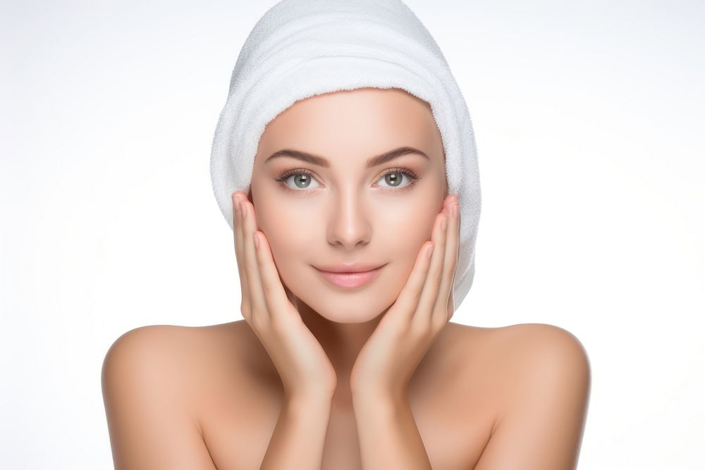 young woman removing makeup portrait | Free Photo - rawpixel