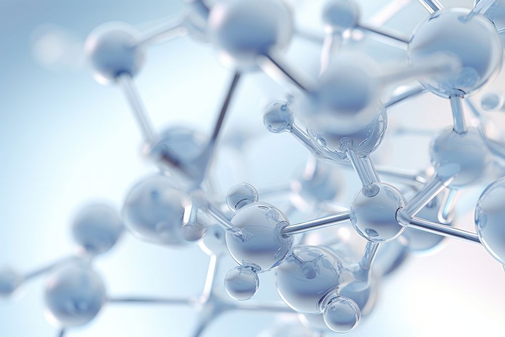 Molecules backgrounds shape biochemistry. AI | Premium Photo - rawpixel