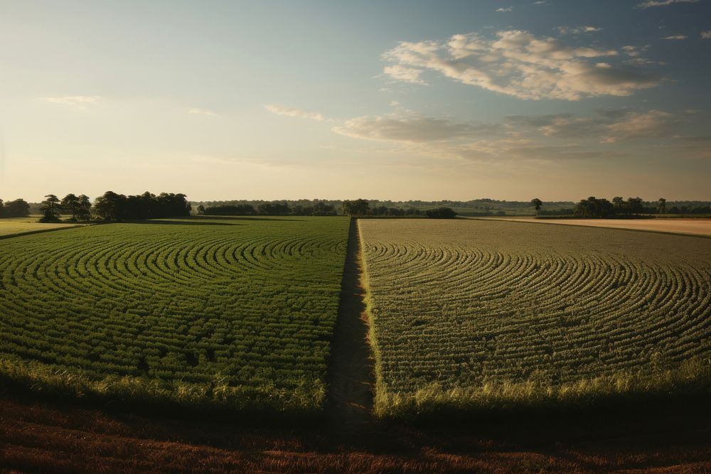 Circular plot landscape outdoors horizon. | Free Photo - rawpixel