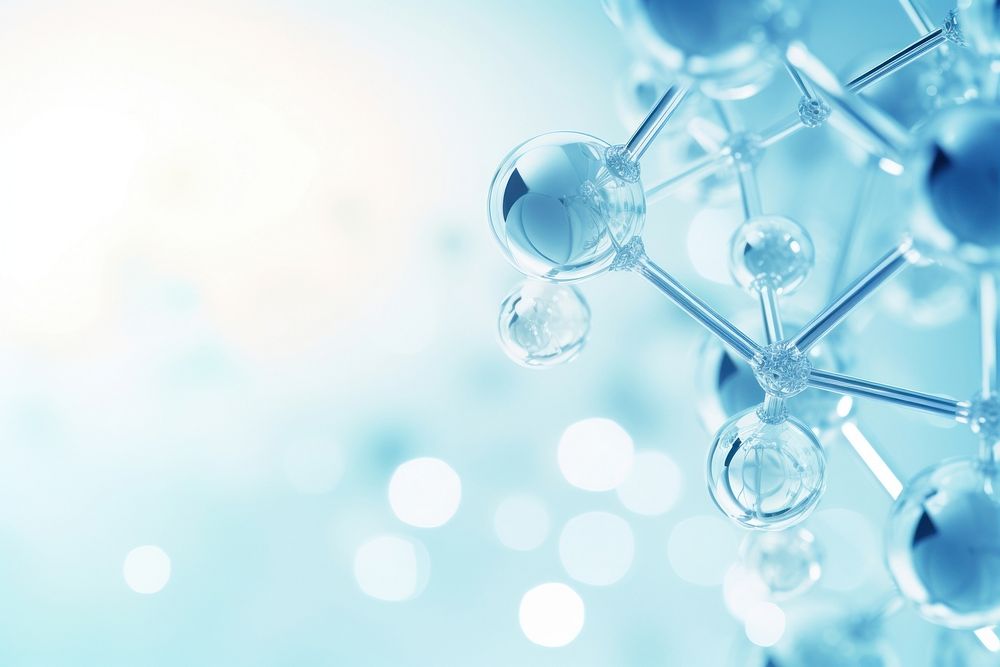 Molecule backgrounds blue pill. AI | Free Photo - rawpixel