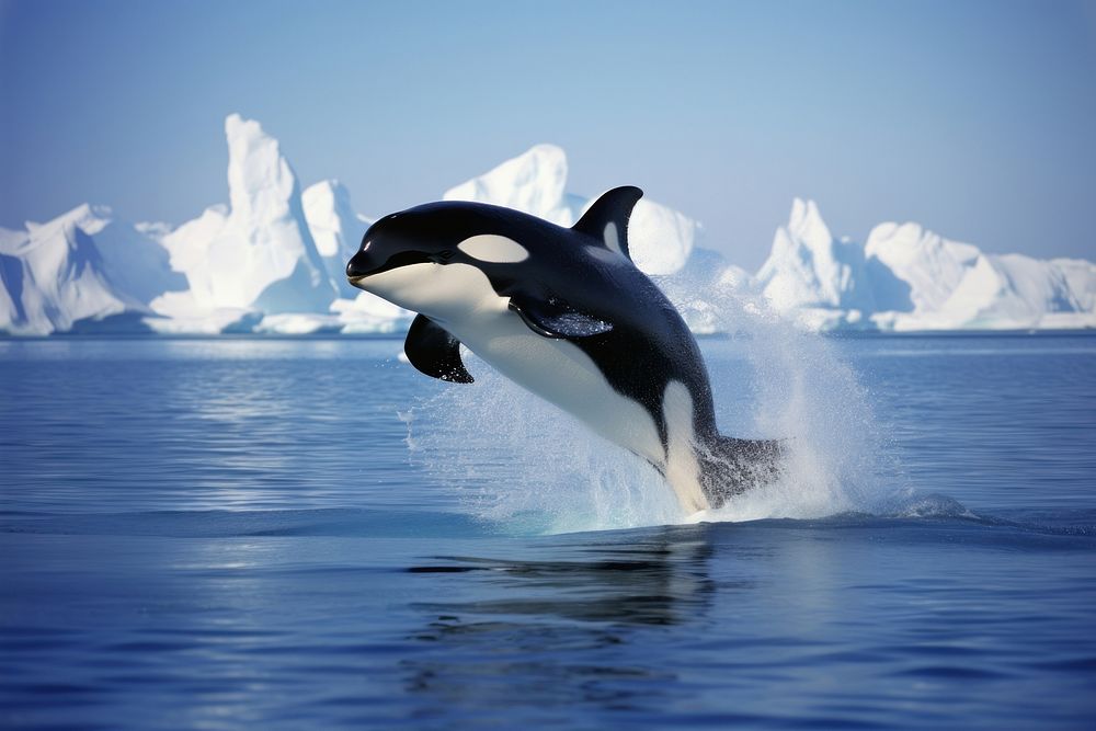 Orca outdoors penguin animal. AI | Free Photo - rawpixel