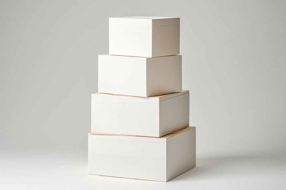 Stack box cardboard carton white. | Premium Photo - rawpixel