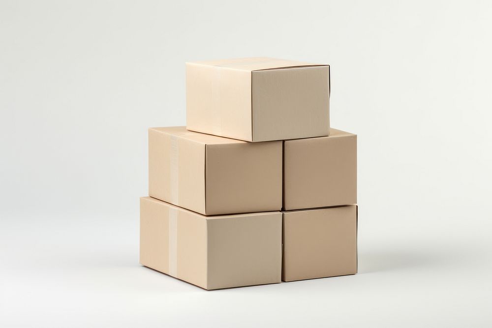 Stack 3 box cardboard carton | Premium Photo - rawpixel