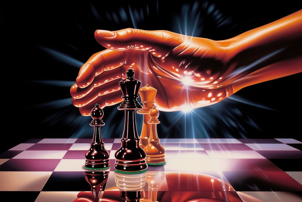 Hand holding chess game intelligence | Premium Photo Illustration - rawpixel