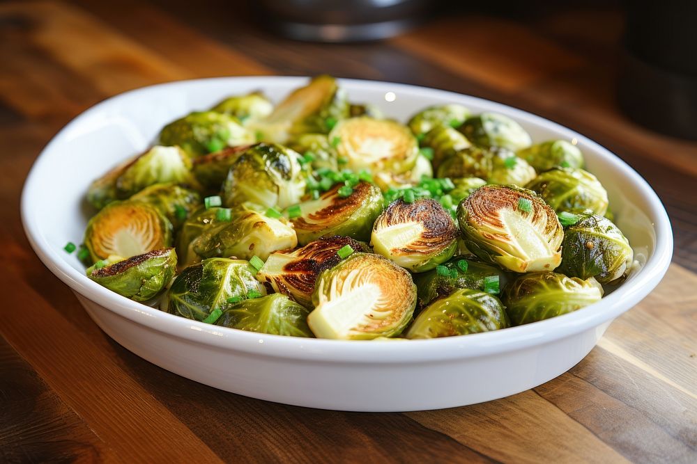 Brussels Sprouts plate vegetable food. | Premium Photo - rawpixel